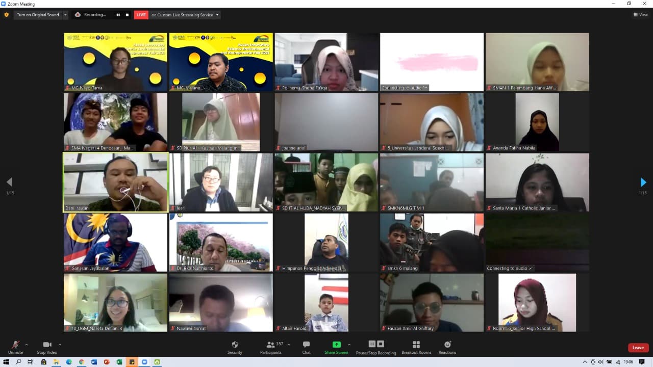 AISEEF - ASEAN INNOVATIVE SCIENCE ENVIRONMENTAL AND ENTREPRENEUR FAIR